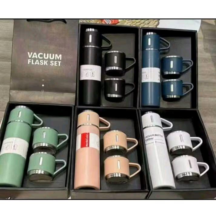 Termos Vacum Sultan Set 500ml - Vacuum Flask Set dengan Pilihan Warna ...