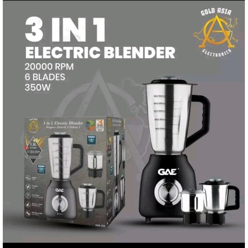 High Efficiency Blender 3 in 1 GAE R-400 kitchen appliance electric ...