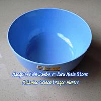 Jual Golden Dragon Mangkuk Kaki Jumbo 7" Biru Muda Stone Melamine W0807 ...
