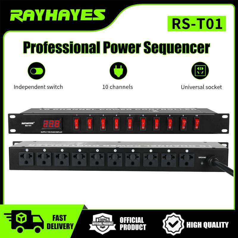 RAYHAYES Audio Power Switch 10 Channel Power Controller Stag - TikTok ...