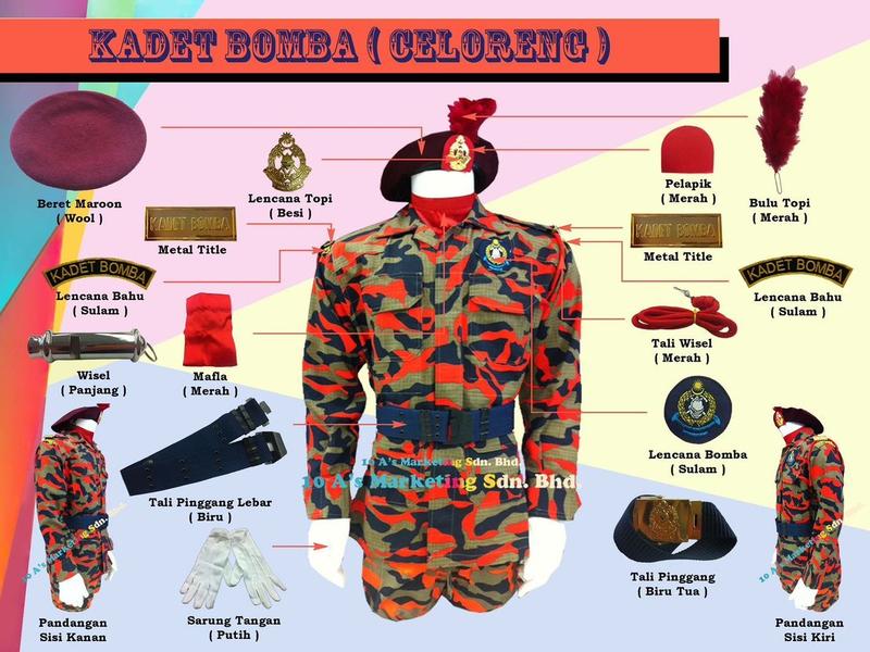 AKSESORI / BATCH / LENCANA KADET BOMBA (CELORENG) - TikTok Shop Malaysia
