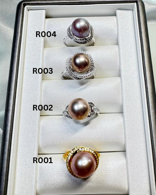 Edison Pearl Ring, 925 silver setting, Adjustable Ring Size, - TikTok ...