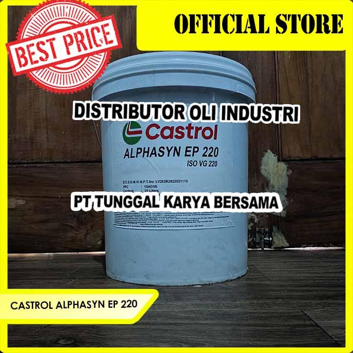 Jual CASTROL ALPHASYN EP 220 ( Synthetic Gear Oil - 20 Liter ) - Kota ...