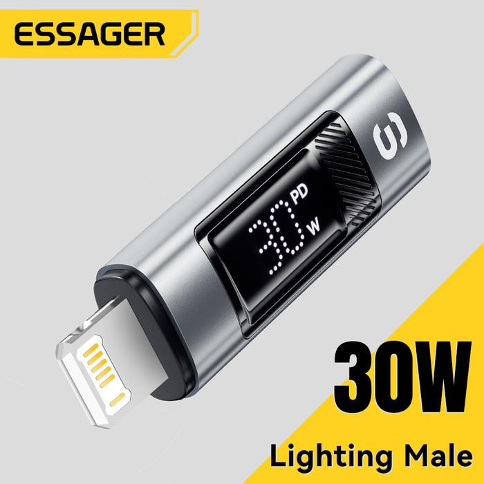 Promo Essager USB C to Lighting Adapter for iPad 30W Output Digital ...