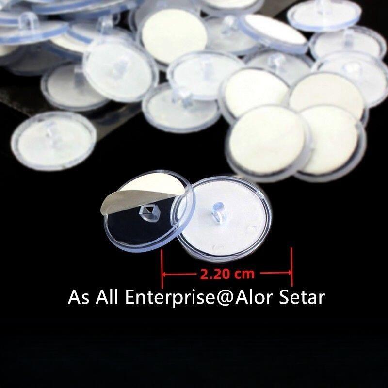 20Pcs Ceiling Strong Traceless Hooks / Adhesive Hook Small Disc ...