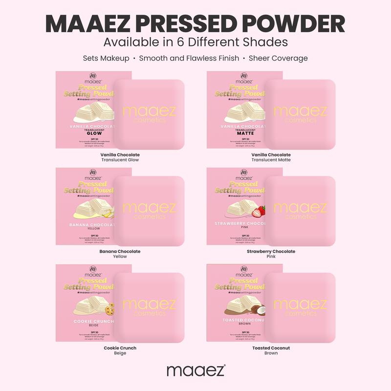 Maaez - Setting Powder | Bedak Tetapan Mekap (Set + Blur) - TikTok Shop ...