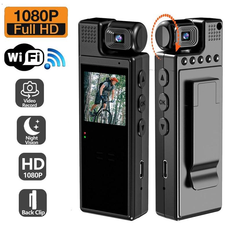 Kamera Tindakan, BodyCam, HD Penuh, Putaran 180 Darjah, Kamera - TikTok ...