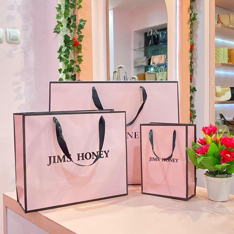 JIMS HONEY PAPER BAG PINK - Shop | Tokopedia