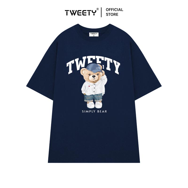 Áo Thun Nam Nữ Local Brand Tweety Simply Bear Unisex Premium - TikTok ...