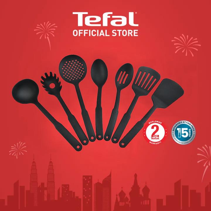 Tefal Kitchen Utensils Food Grade Cookware 7-Piece Set Nylon - TikTok ...