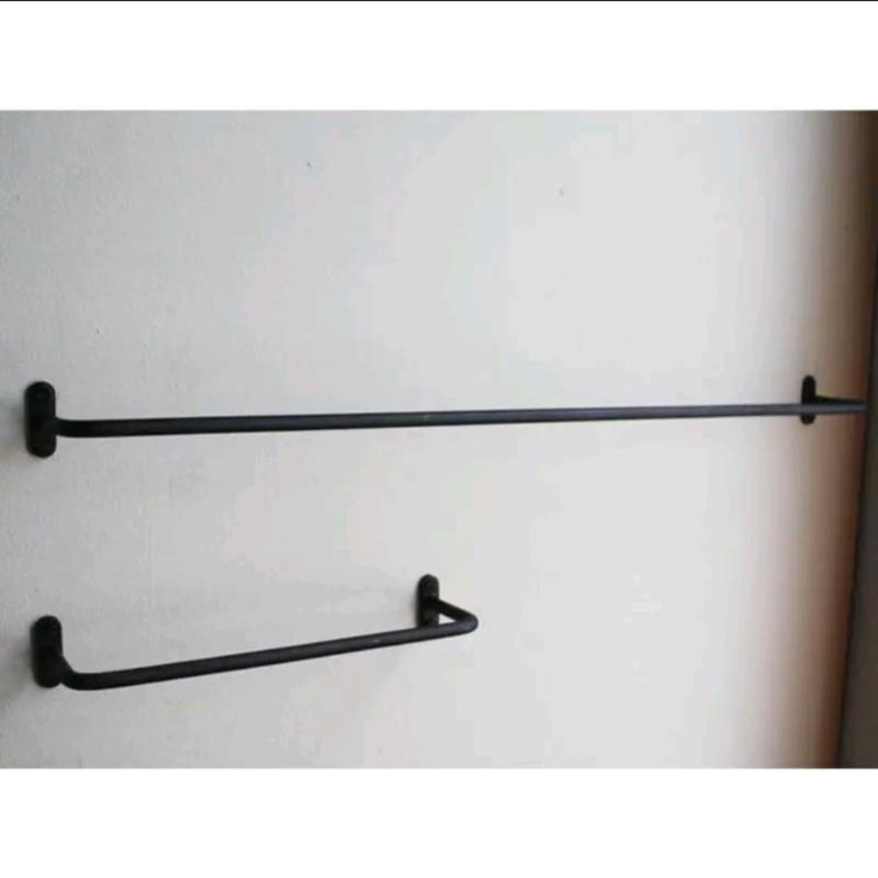 Gantungan Baju Dinding Tempel Castok Gantungan Baju Besi Dinding - Shop ...