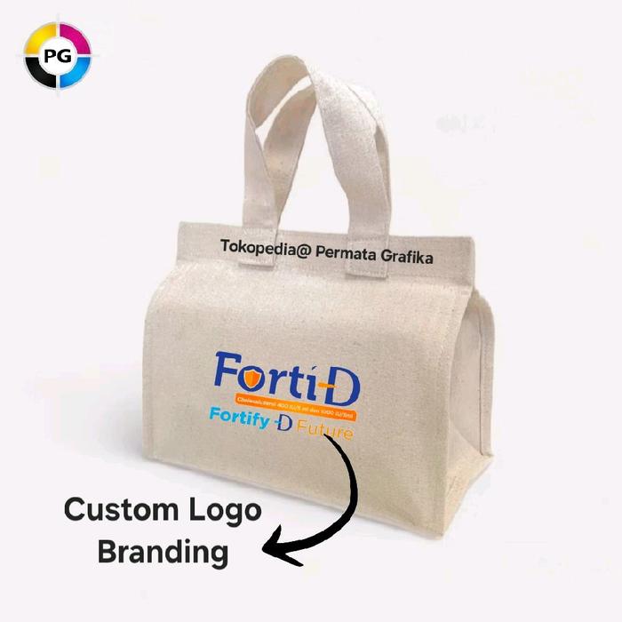 Jual Tas Jinjing Bahan Canvas Natural Custom Logo Souvenir Merchandise ...