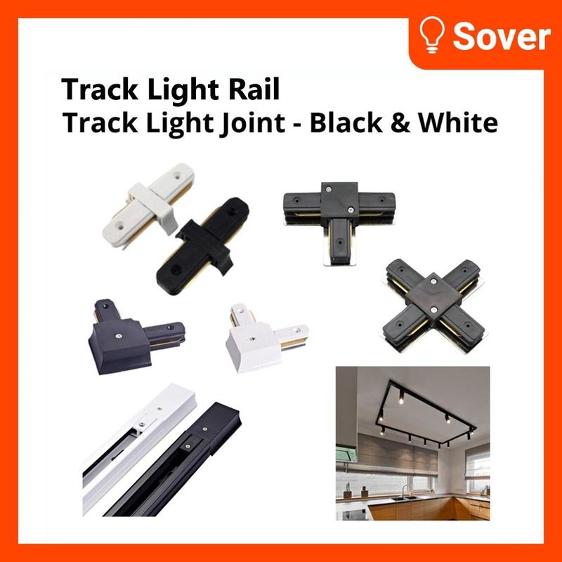 Track Light Rail & JOINT BLACK OR WHITE COLOR - TikTok Shop Malaysia