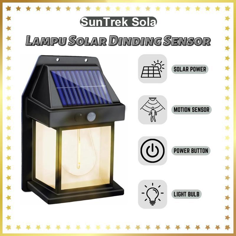 HOT SALE New Warm LED Solar Wall Light Outdoor Lighting Motion - TikTok ...