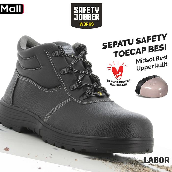 Promo Safety Jogger Works Sepatu Safety Jogger Labor Kulit Perlindungan ...