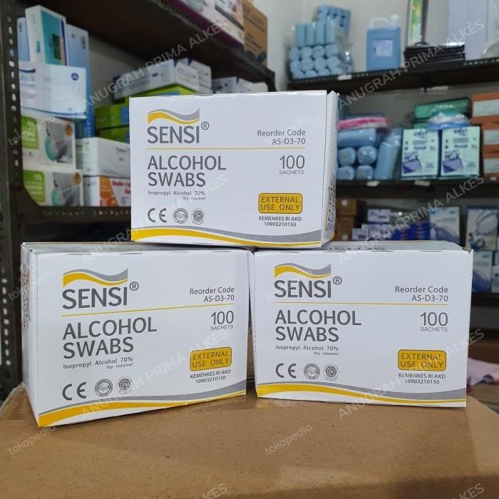 Alcohol Swab Sensi Tissue Alkohol Swabs Tisu Alcohol 70% Isopropyl ...