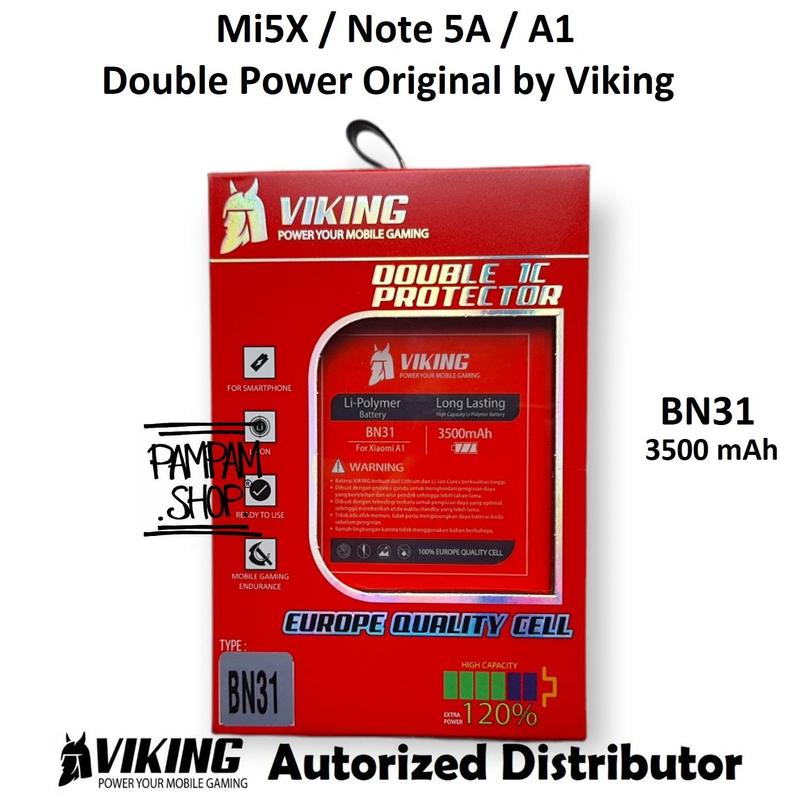 VIKING Baterai Double Power BN31 Compatible for Redmi S2 Not - Shop ...