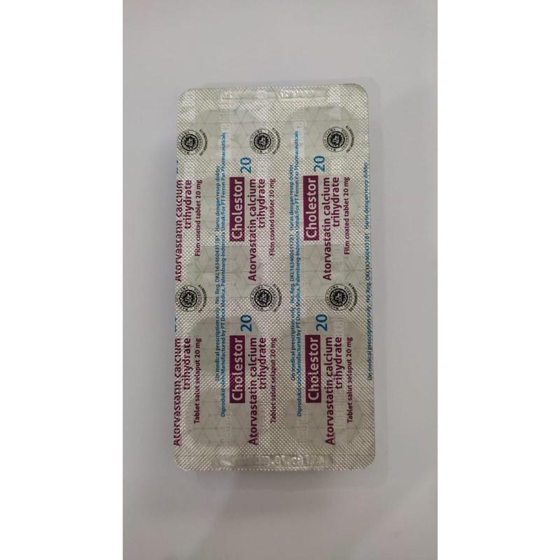 CHOLESTOR FC TABLET 20 MG - Shop | Tokopedia