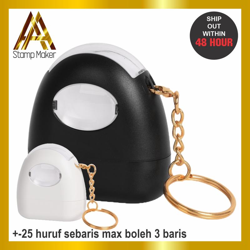 Keychain Stamp Cop Nama Cop Jururawat Stamp Cop Nama Name Stamp ...