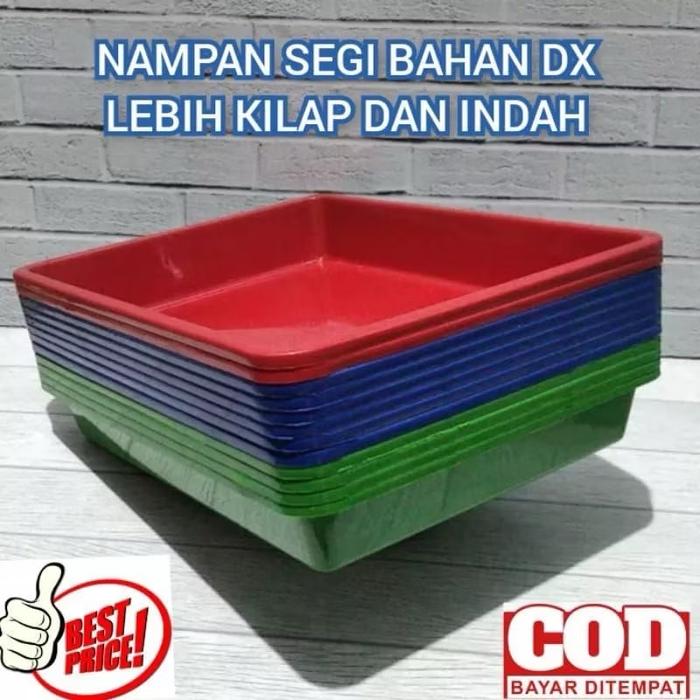 Jual (3pcs)Nampan Plastik Segi Baki Serbaguna Nampan Plastik NO 1 & 2 ...