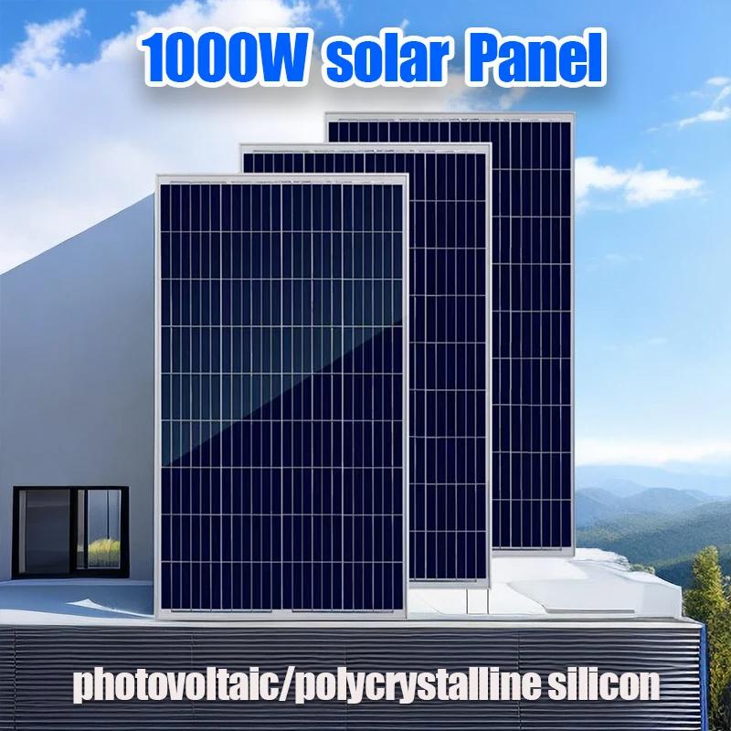Kit Panel Solar, 1000W, Pengawal 100A, Port USB, Pengecas Telefon ...