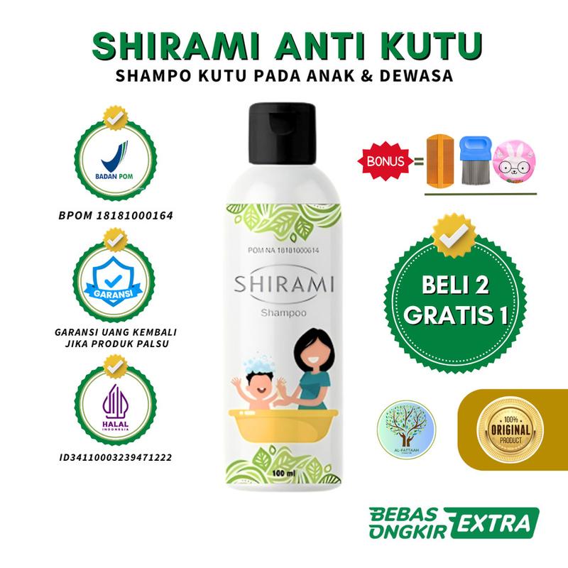 Shampo Kutu - Shampo Shirami Obat Anti Kutu Rambut Anak dan Dewasa ...