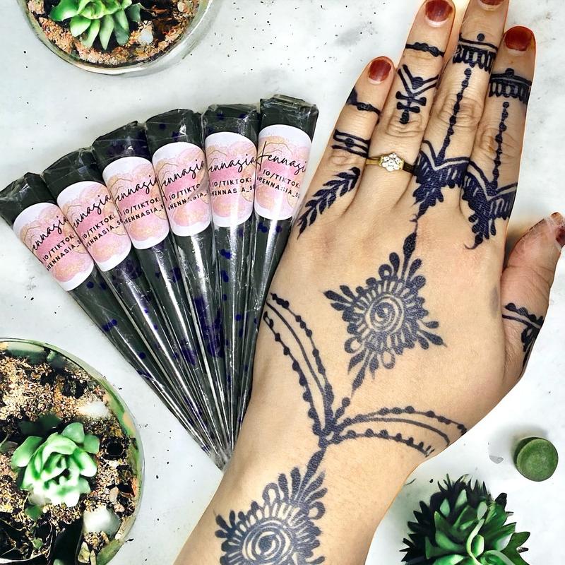 All-Natural Body Ink - Jagua Gel Cone - come with free rando - TikTok ...