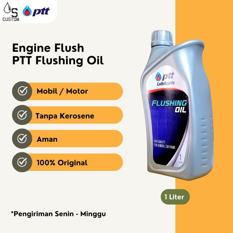 Engine flush PTT Flushing Oil 1 Liter - Shop | Tokopedia