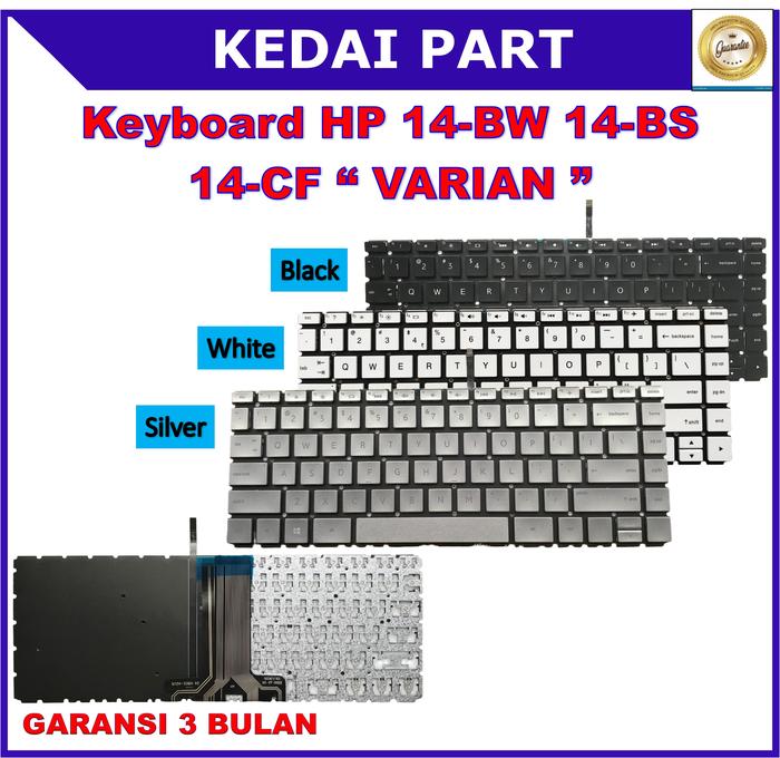 Jual Keyboard Hp 14-Bw 14-CF 14s-CF 14-bs001tu 14-bs007tx 14-BW015 14 ...