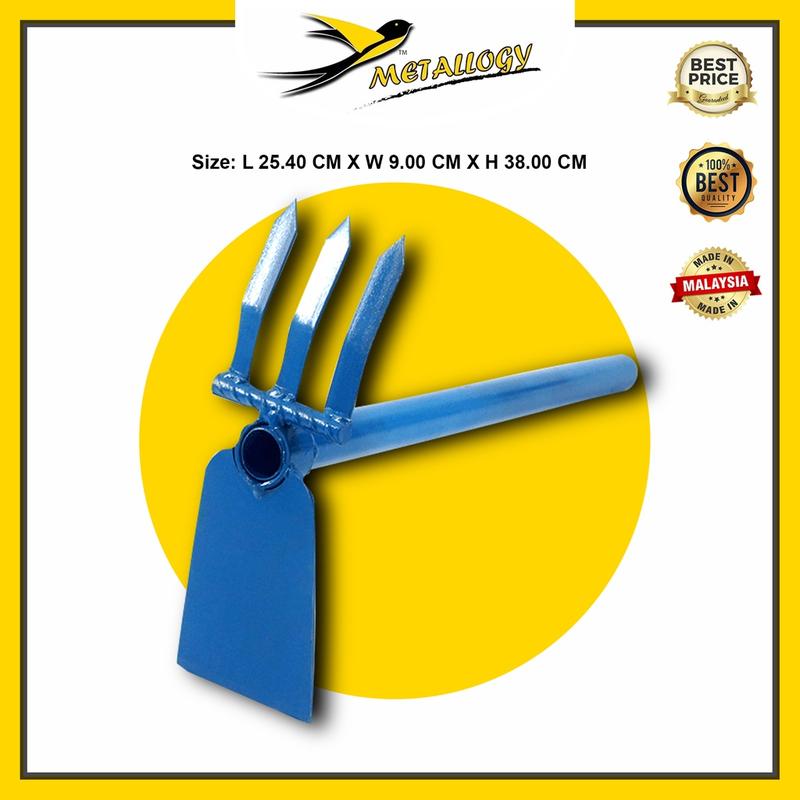 Metallogy Gardening Planting Durable Farm Mini Hoe & Rake Fork - TikTok ...