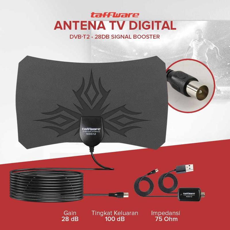 Antena TV Digital Signal Booster 980 Mile DVB-T2 HDTV Satellite - Shop ...