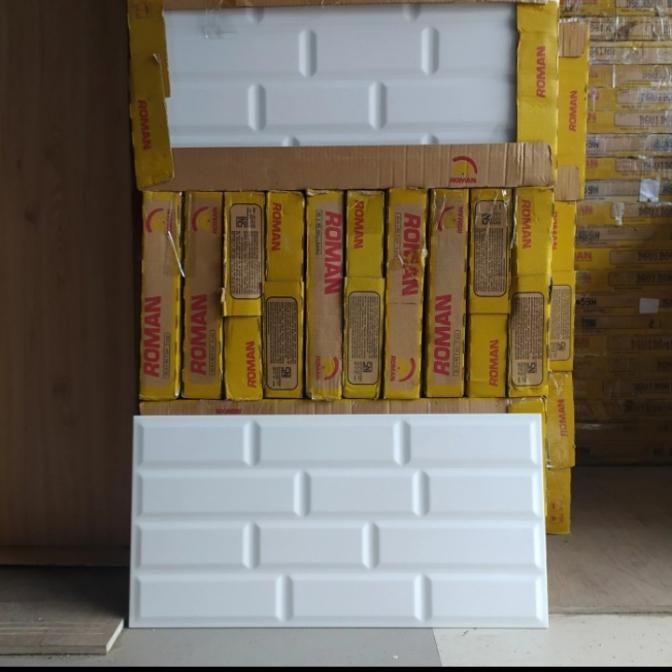 INSTAN KERAMIK DINDING DAPUR PUTIH/ROMAN DTUBE WHITE/KERAMIK - Shop ...
