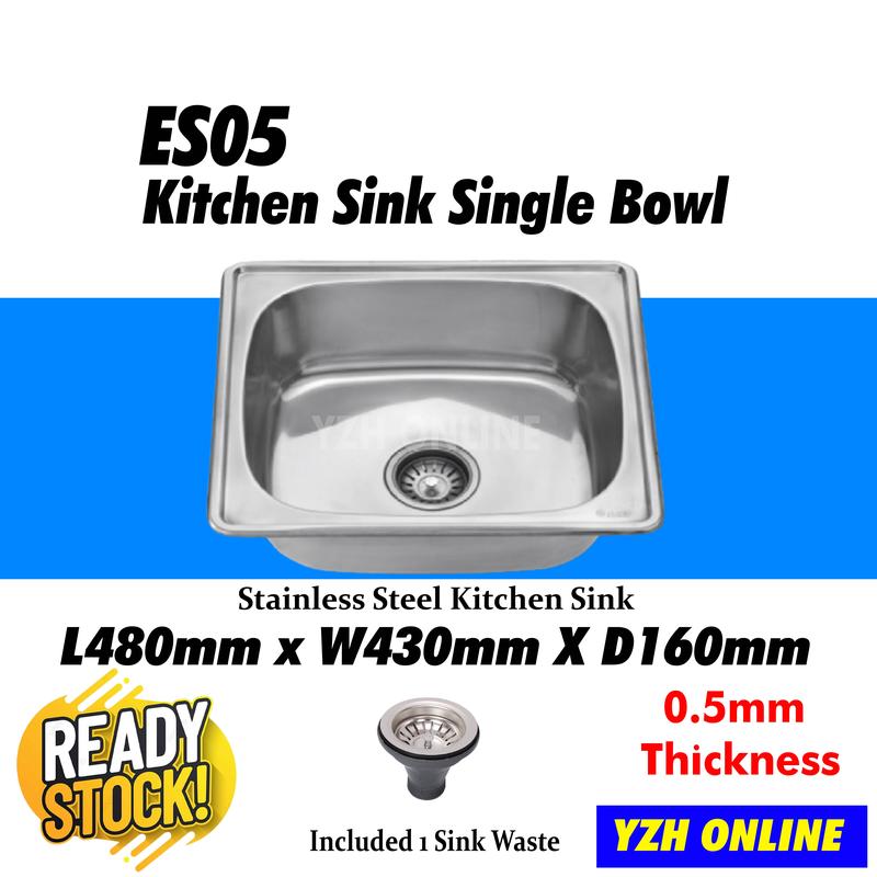 Isano Kitchen Sink Single Bowl Kitchen Sink 1 bowl Stainless - TikTok ...
