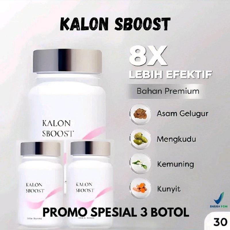 [ PROMO SPESIAL 3 BOTOL ] Kalon SBOOST PREMIUM Isi 30 - Garcinia ...