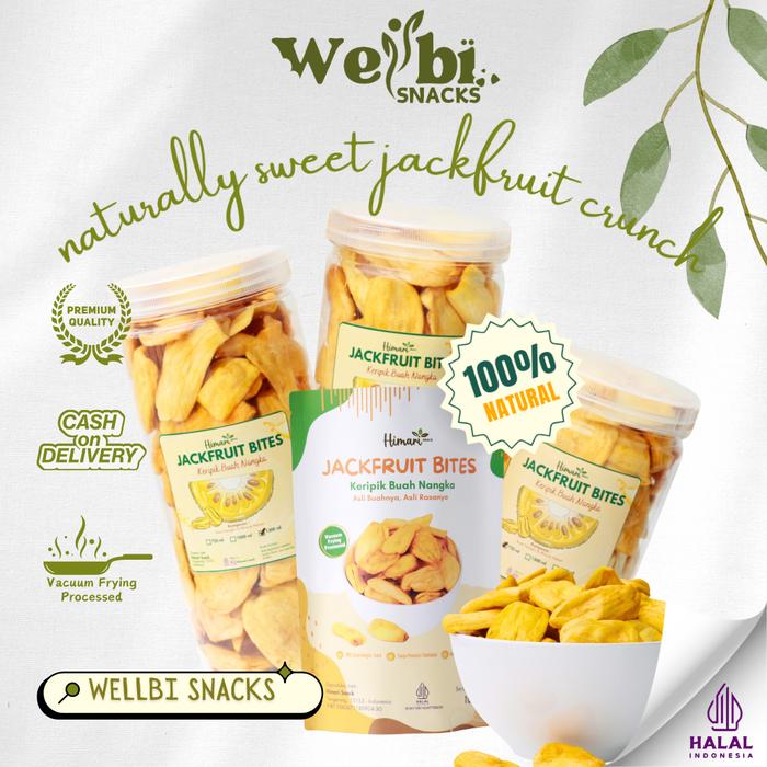 Jual Jackfruit Bites - Keripik Buah Nangka Kering Cemilan Sehat Halal ...