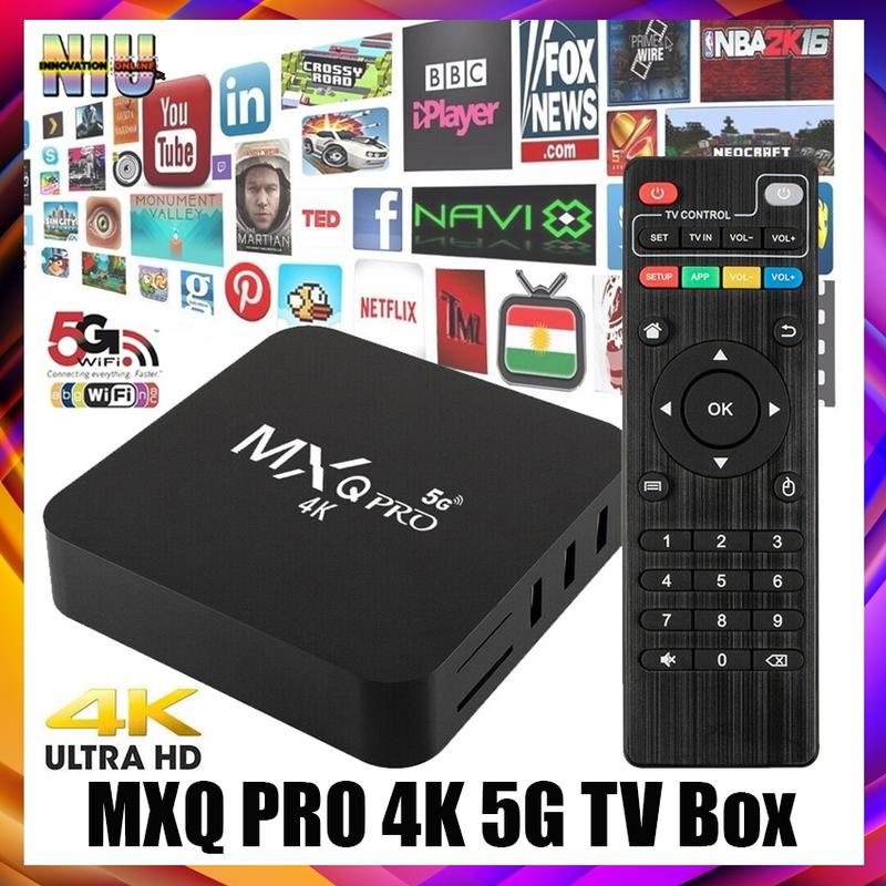 Kotak TV Android, MXQ Pro, dengan WIFI 2.4G, RAM 16GB, ROM 256GB ...