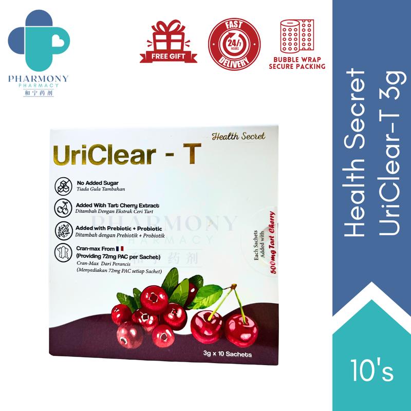 Health Secret UriClear-T *High Strength Cranberry Extract | Tart Cherry ...