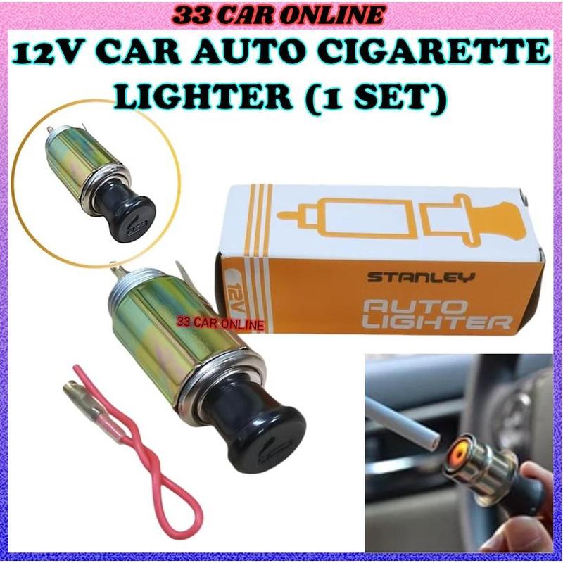 Universal Car Cigarette Lighter Full Set Portable Auto Car Cigarette ...