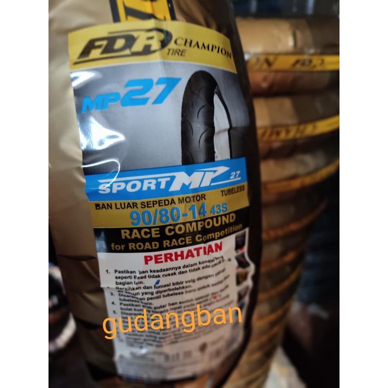 ( RING 14 ) FDR Sport MP27 90 80 14 Race Compound Soft Balap - Shop ...