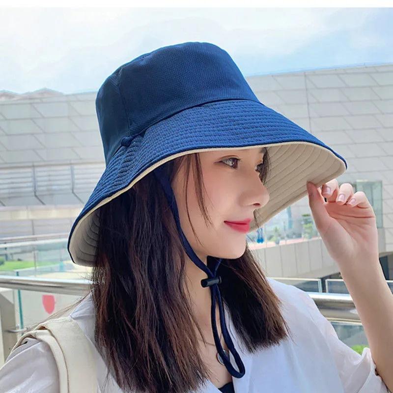 Topi Nelayan Dua Muka Biasa Plain Two-sided Fisherman's Hat C04 ...
