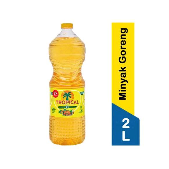 MINYAK GORENG TROPICAL 2 liter Oil Botol sembako grosir gratis - Shop ...