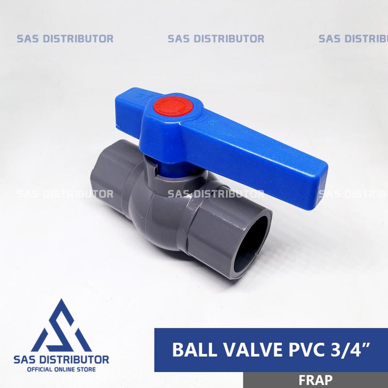 Stop Kran 3/4" inch PVC FRAP / Ball Valve 3/4" PVC / Stop Kran Polos 0 ...