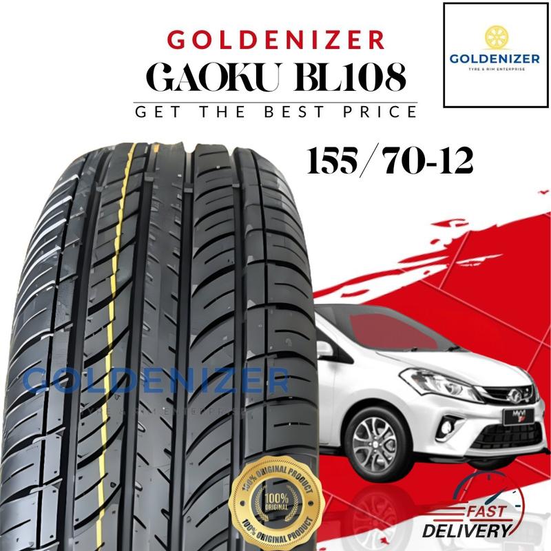 Marsway tyre tayar tire viva,kancil 155/70-12(tahun 2024) - TikTok Shop ...