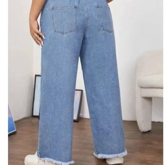 Viral denim plus size pazu for ladies size 38-48 new arriva - TikTok ...