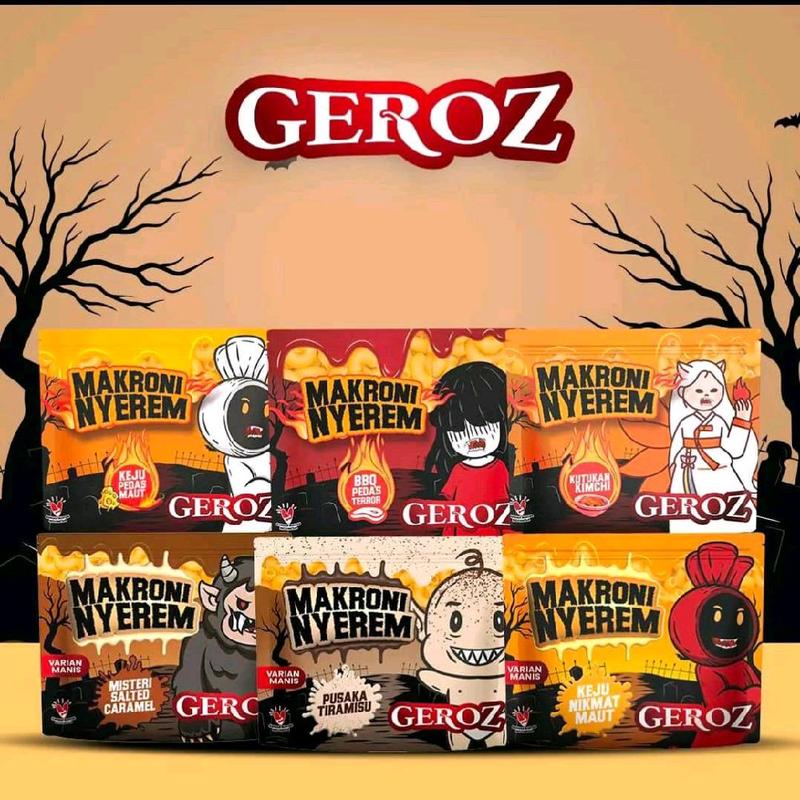 GEROZ MAKRONI VIRAL BOLEH COD KEROPOK MAKARONI PEDAS KEJU DAN KEJU ...