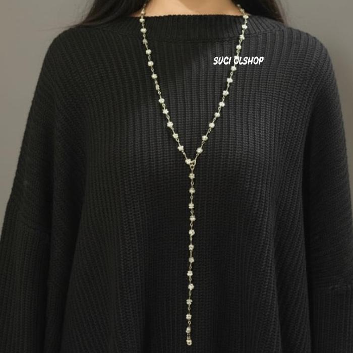 Promo KALUNG PANJANG KALCER VINTAGE Y2K MOTIF BUNGA SIMPEL KEKINIAN ...