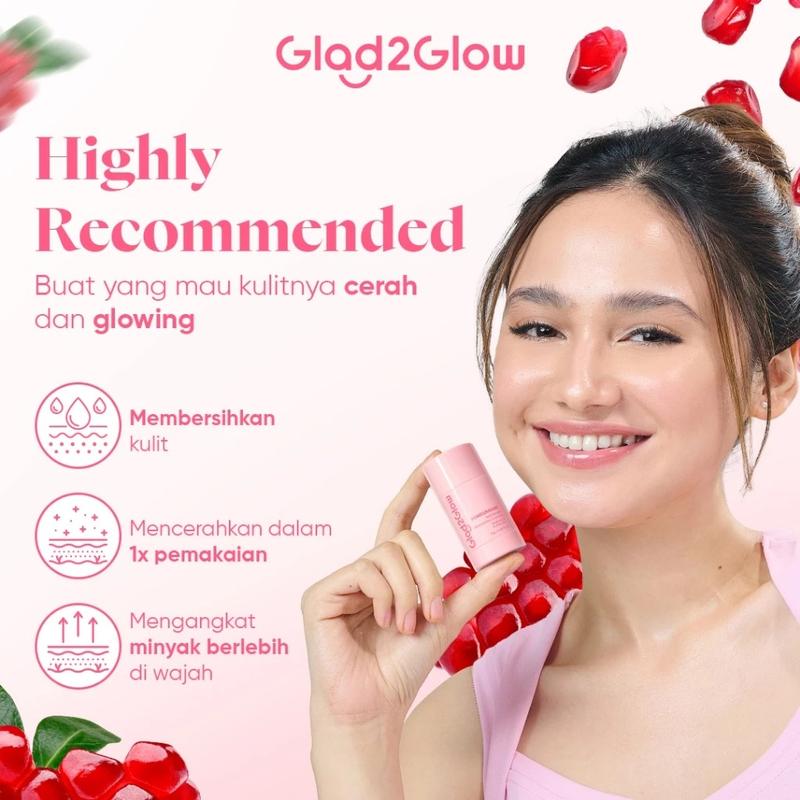 Glad2Glow Pomegranate Niacinamide Brightening Clay Stick Mugwort - Shop ...