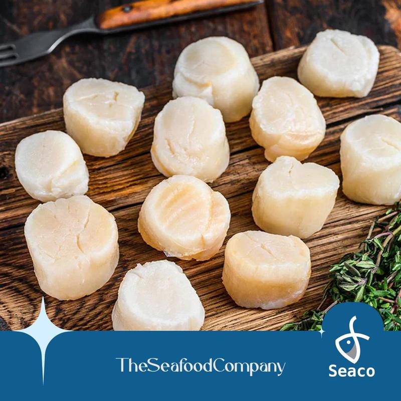 [SEACO] Frozen Japan Hokkaido Sashimi Scallop Meat - 1kg - TikTok Shop ...