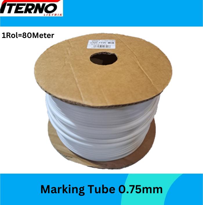 Jual Marker Tube Kabel 0.75mm 1.5mm 2.5mm 4mm 6mm 10mm 16mm 25mm Tubing ...