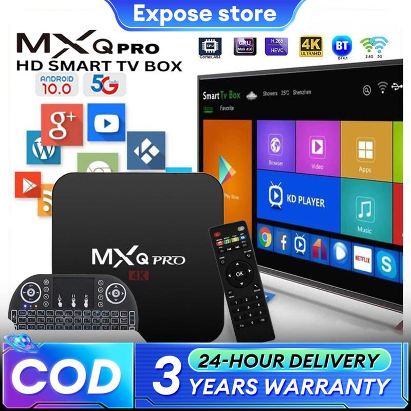 MXQ Pro 4K Android 11.0 TV Box 5G for Non Smart TV Ultra HD Quad ...